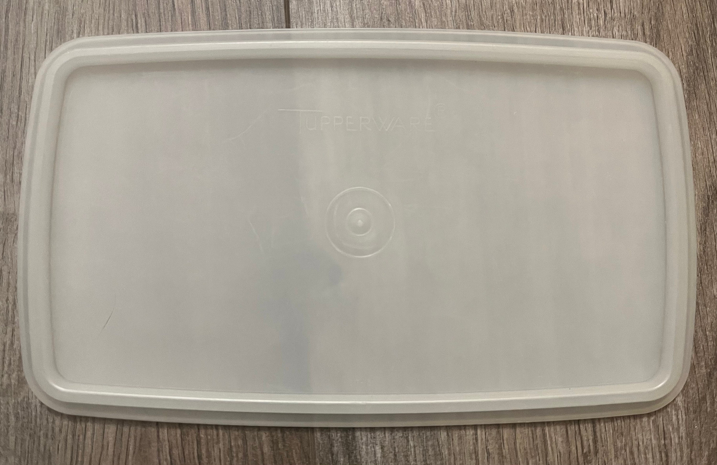 Vintage Tupperware Medium Rectangular Lids 817 8-7/8 Long X 5 Wide Mint ...