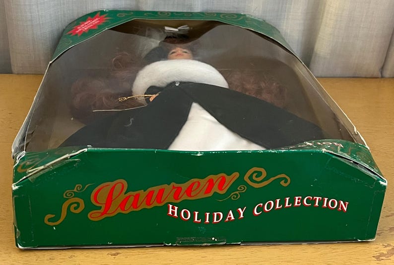 Vintage 1996 Poseable Lauren Fashion Doll 11.5 Inch Holiday Collection ...