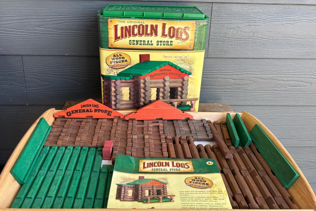 The Original Lincoln Logs Building Set General Store 115 Pieces 2005 K ...