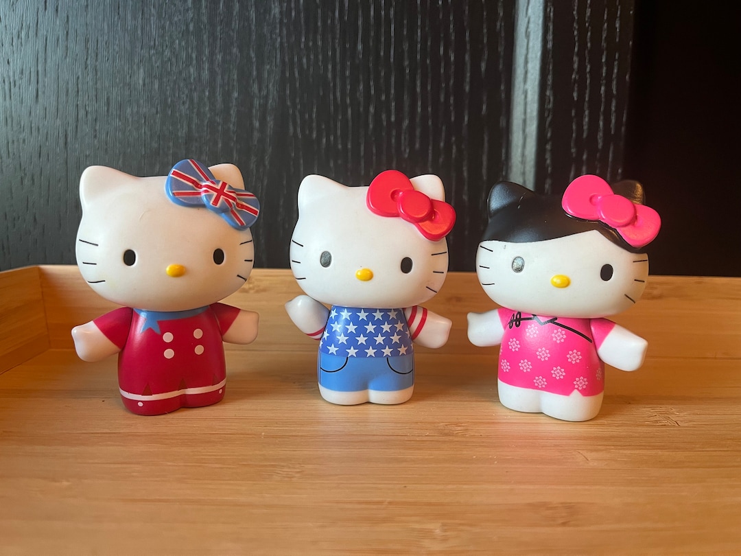 Sanrio Hello Kitty Figurines 2-3/4” Tall - 3 to Choose From: England ...
