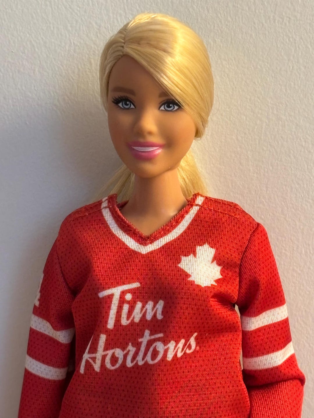 Tim Hortons Barbie Doll With Hockey Skates and Tim Hortons Jersey - Etsy