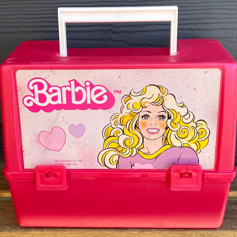 80s Barbie Lunch Box - Etsy