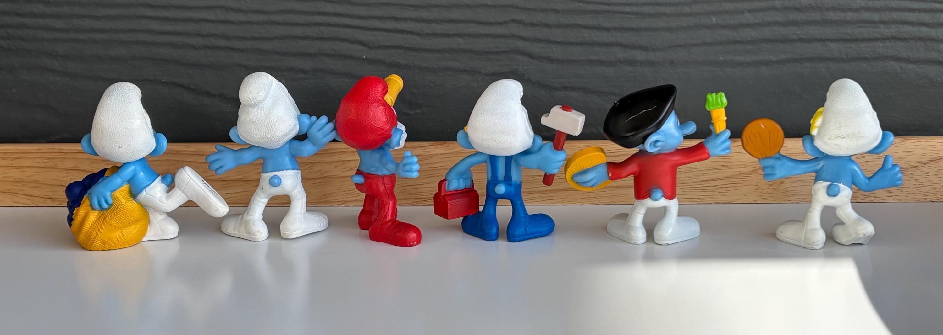 Smurfs Characters 3” Tall Peyo Mcdonalds Toys - Etsy