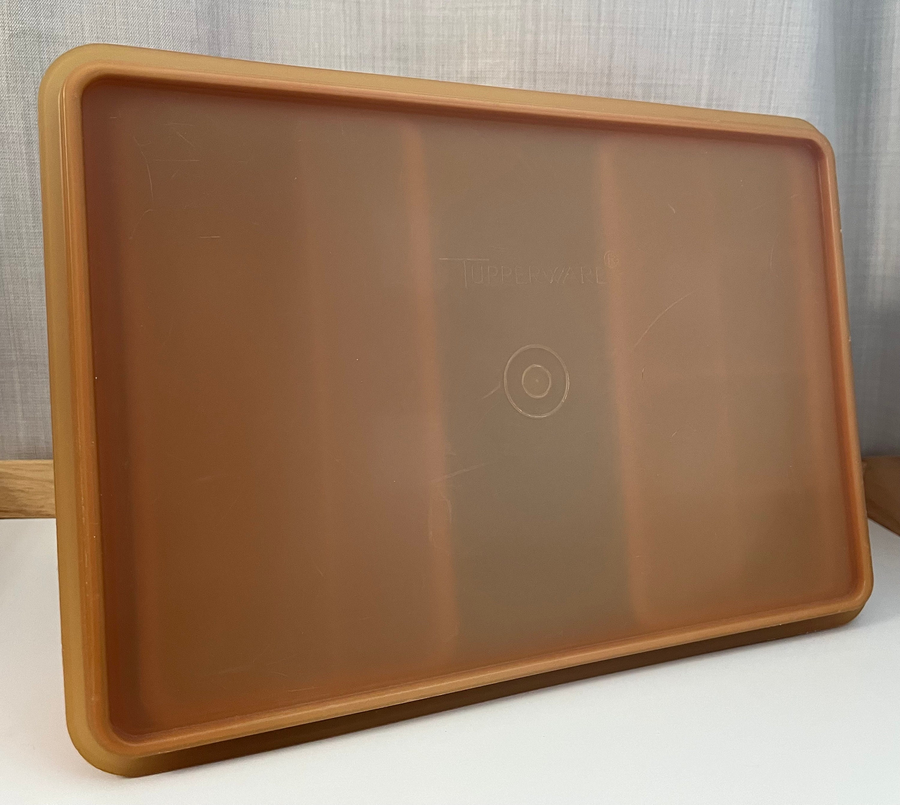 Vintage Tupperware Tuppercraft Organizer With Aged Lid Burnt Orange ...
