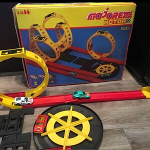 Vintage Majorette Motor 530 Race Track Ages 5-12 Toy Car Set Car Track ...