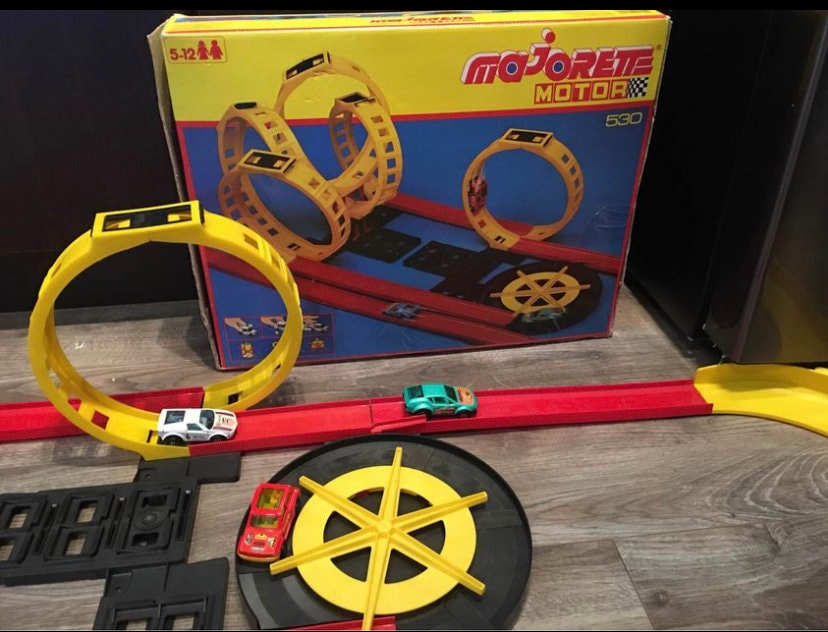 Vintage Majorette Motor 530 Race Track Ages 5-12 Toy Car Set - Etsy