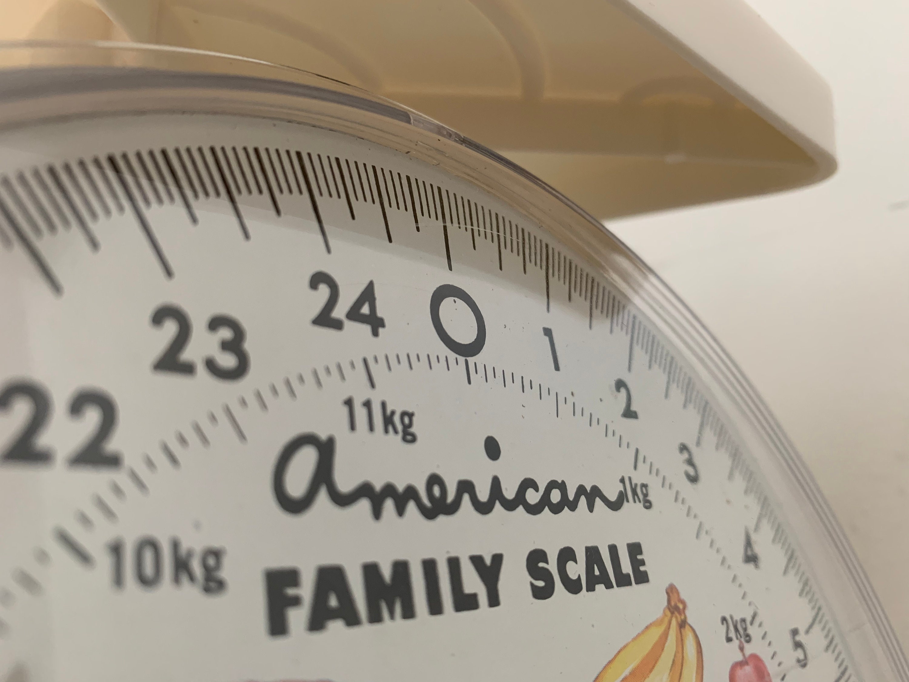 Vintage American Family Scale 11 Kg Dial Kitchen Household Analog Scale ...