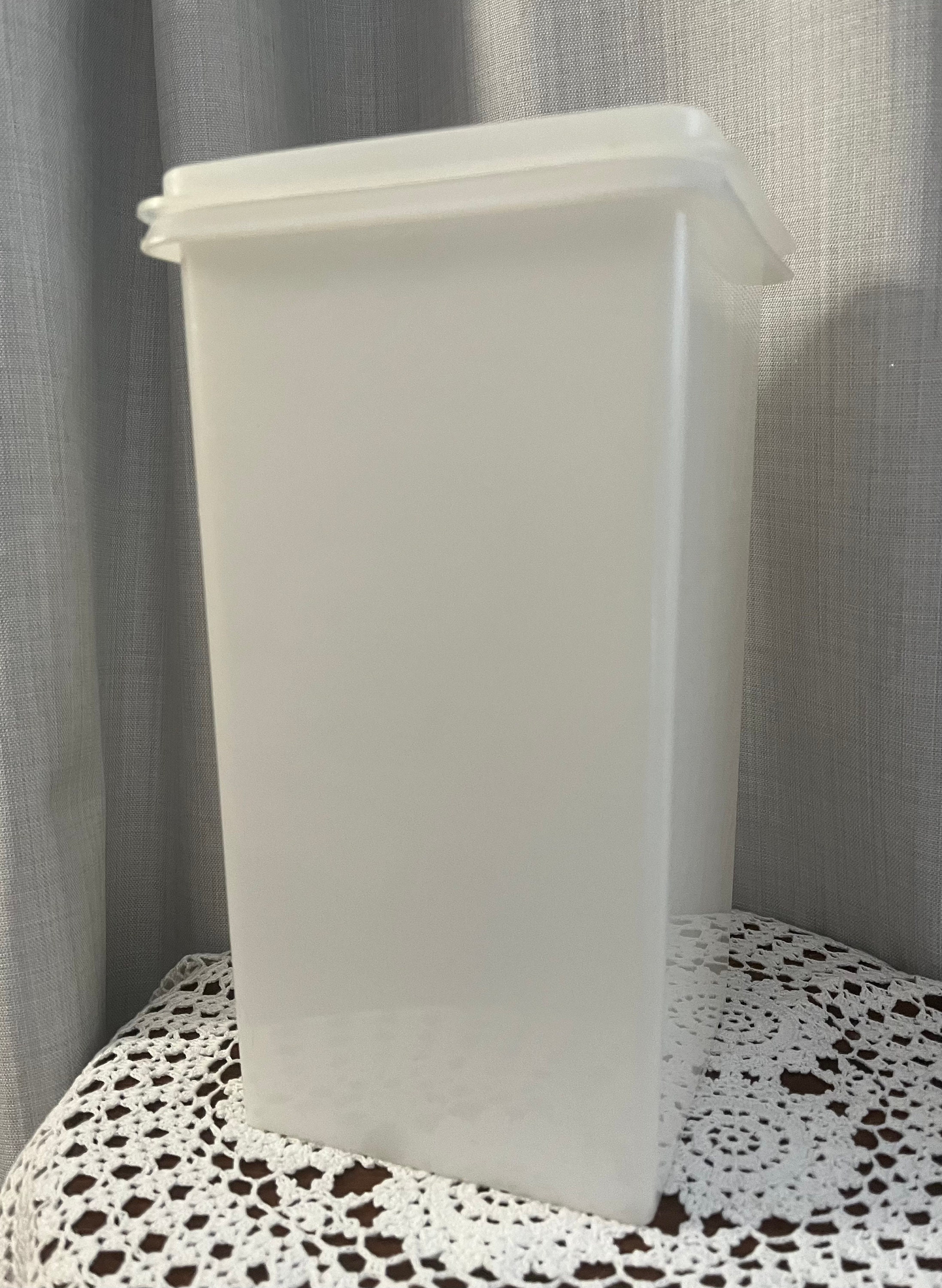 Vintage Tupperware Cracker Container 1314 With Lid 1315 Opaque White ...