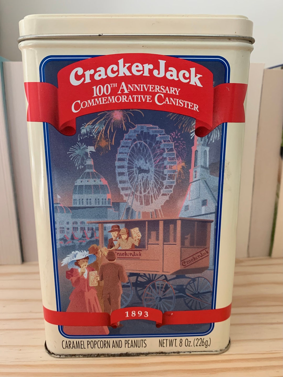 Vintage Cracker Jack Tin Celebrating 100 Years of Fun 1893-1993 Limited ...