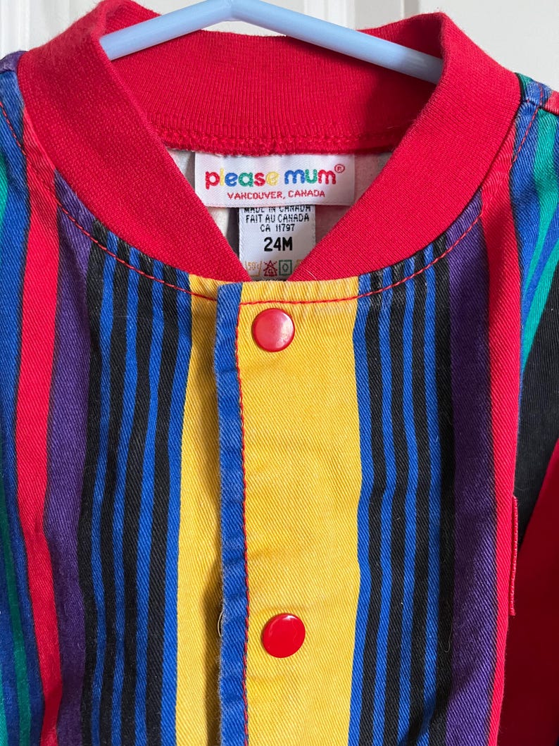 Vintage Please Mum Children’s Jackets Choose Between Multi-coloured ...