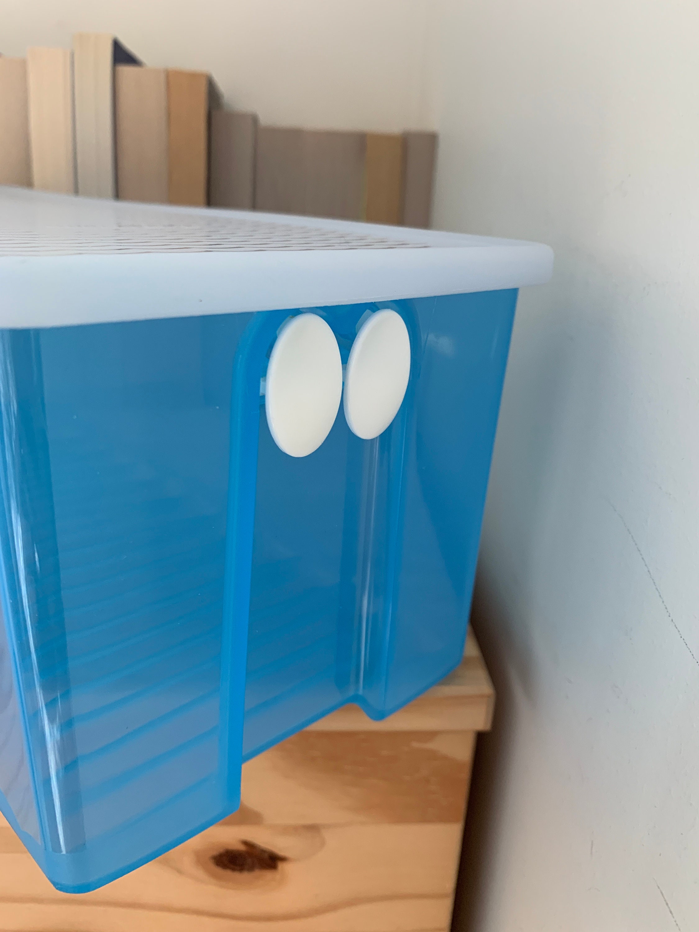 Tupperware Fridge Mates Large Blue Rectangular Food Storage - Etsy