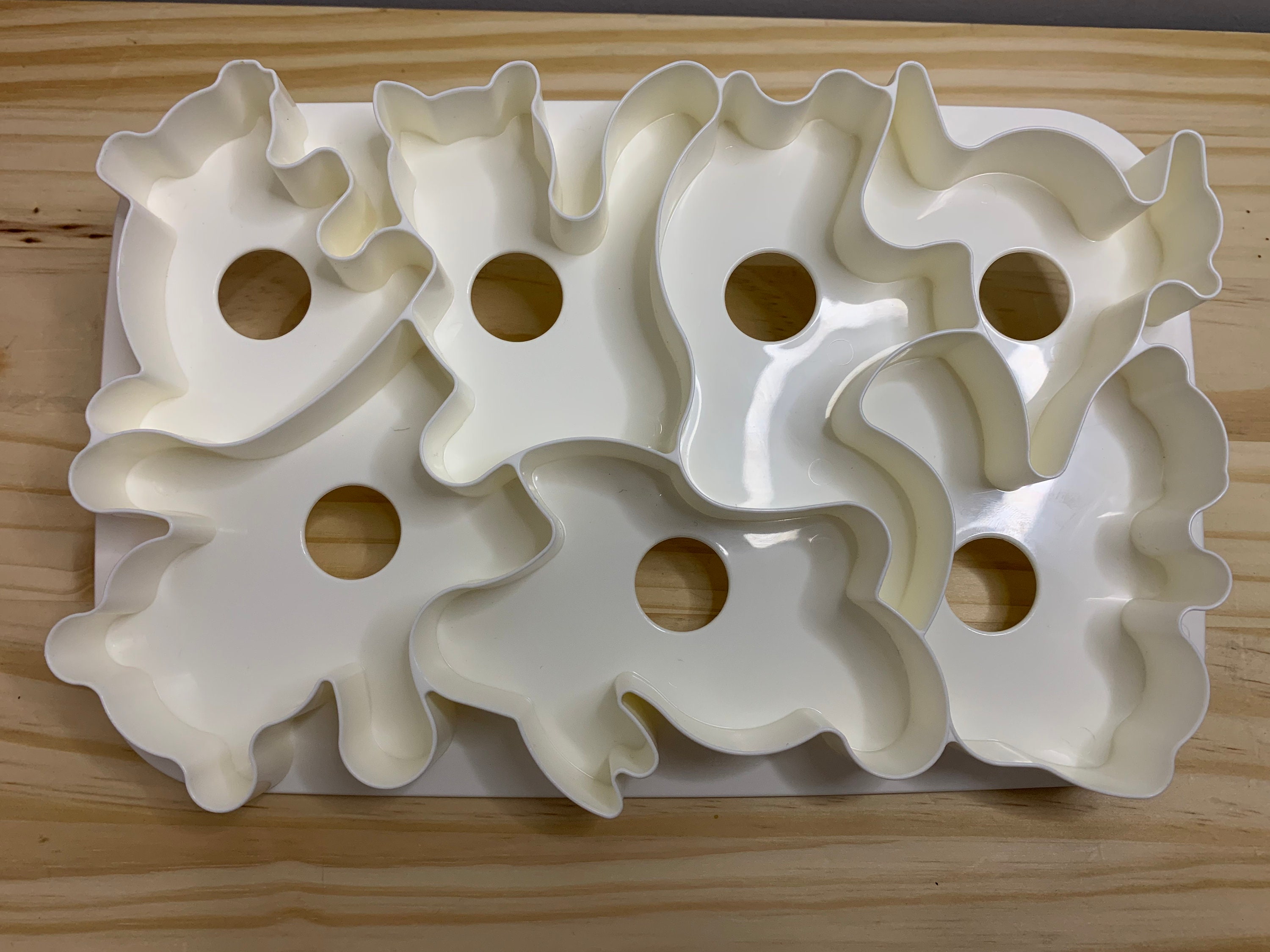 Vintage Tupperware Cookie Cutter Set 2553A-2 and 2554A-2 - Etsy