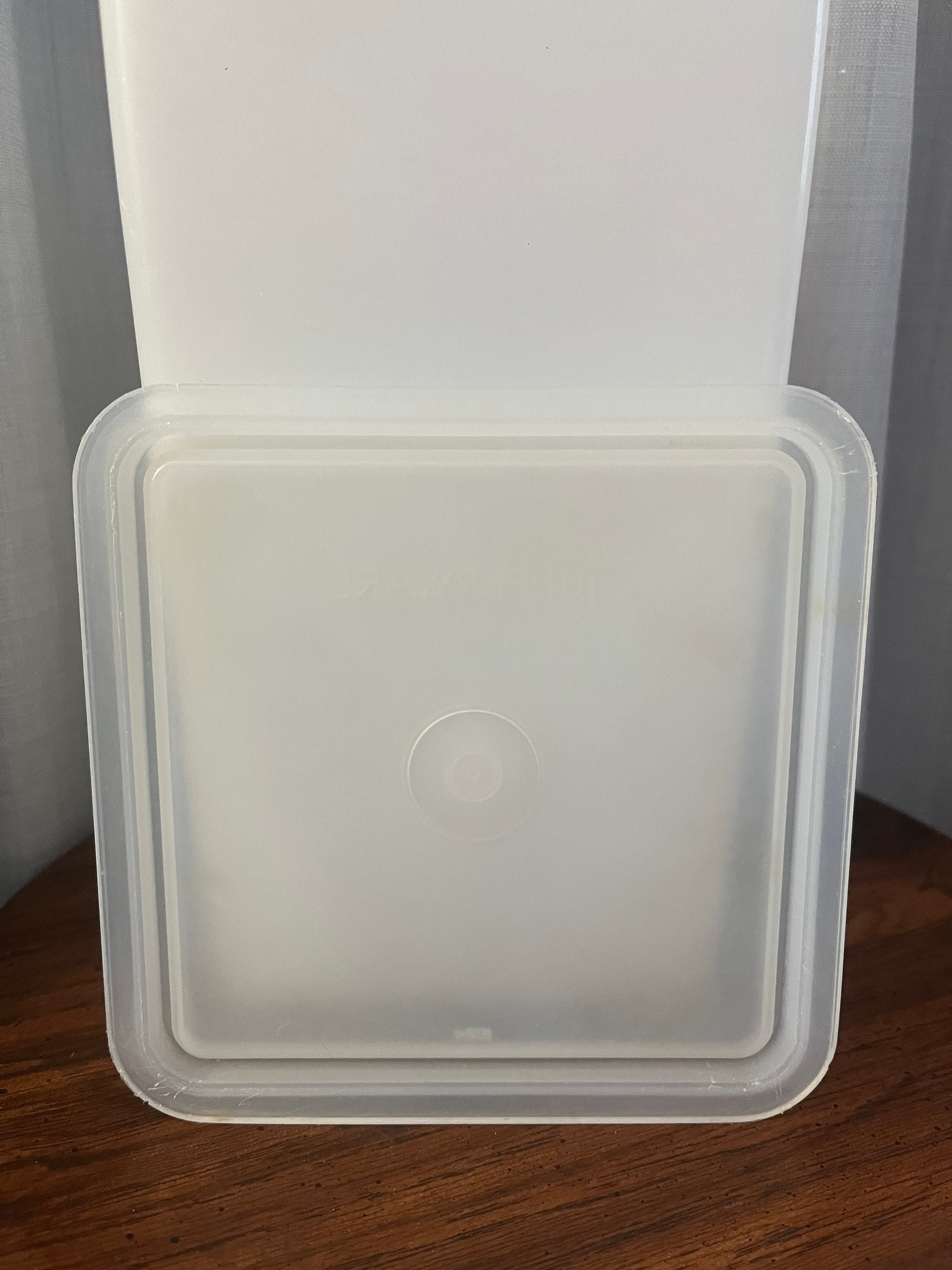 Vintage Tupperware Cracker Container 1314 With Lid 1315 Opaque White ...