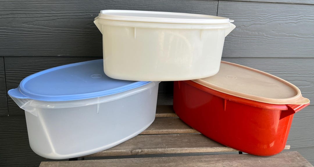 Vintage Tupperware Flavour Saver Roast Keeper Ham Container 487, Lid ...