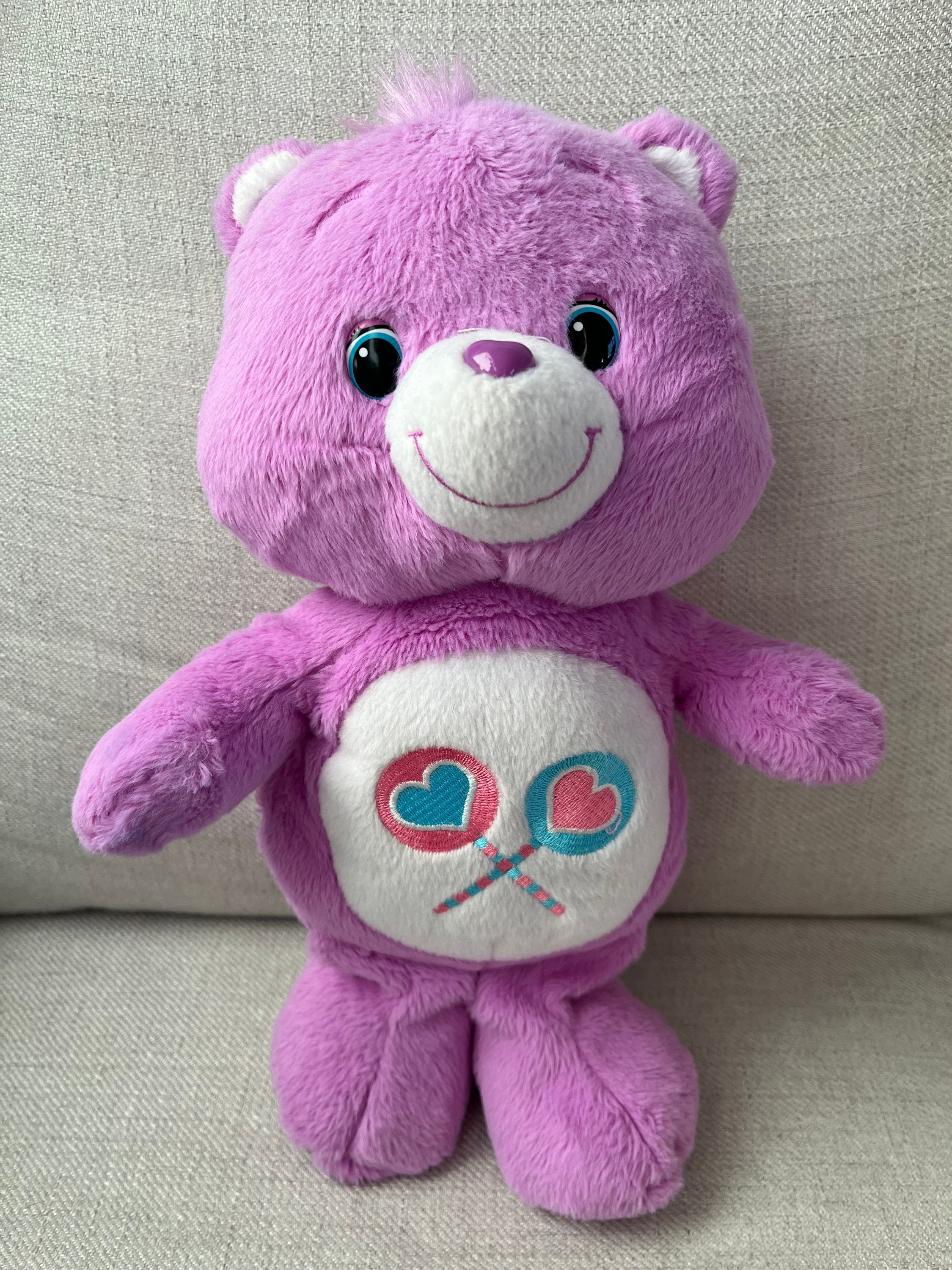 Vintage Hasbro Purple Care Bear 13 Share Bear TCFC American Greetings ...