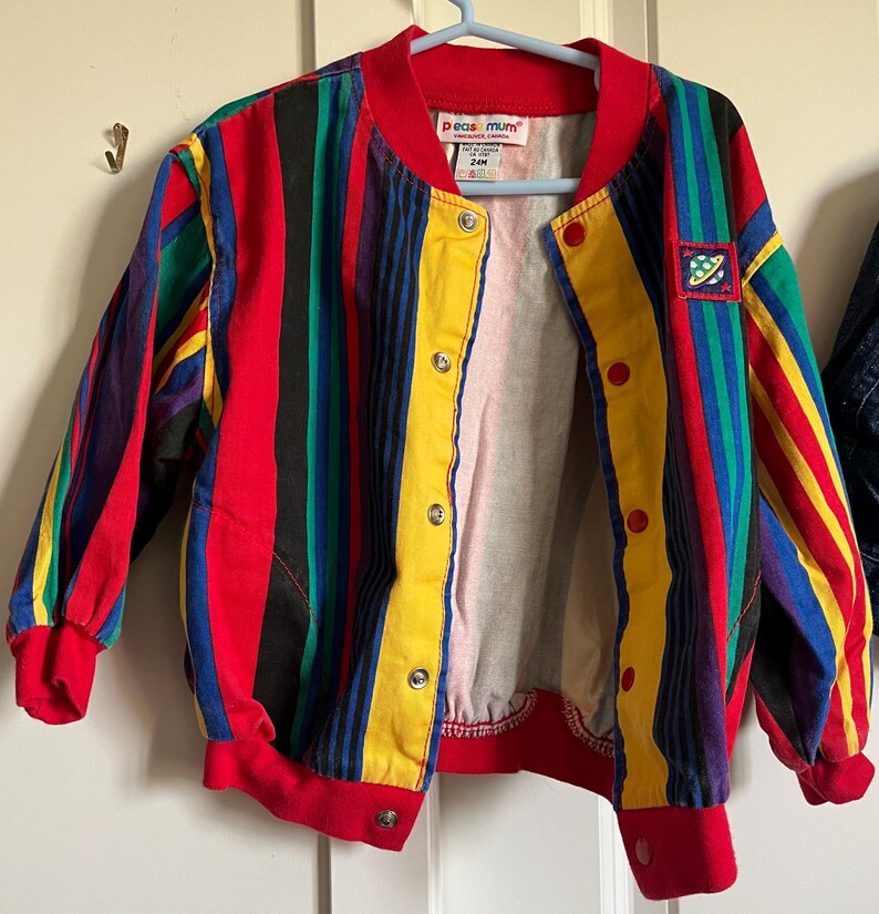 Vintage Please Mum Children’s Jackets Choose Between Multi-coloured ...