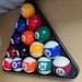 Vintage Bakelite Complete Set of Billiards Balls Numbered 1 15 Stripes ...