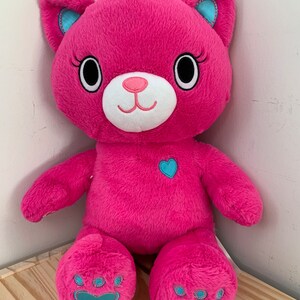 Build A Bear Kabu Catlynn 17 Pink Kawaii Kitten Cat Stuffed Animal ...