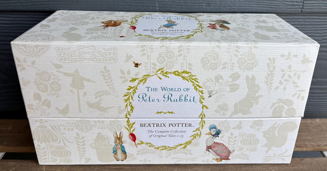 The World of Peter Rabbit by Beatrix Potter 23 Classic Story Book - Etsy