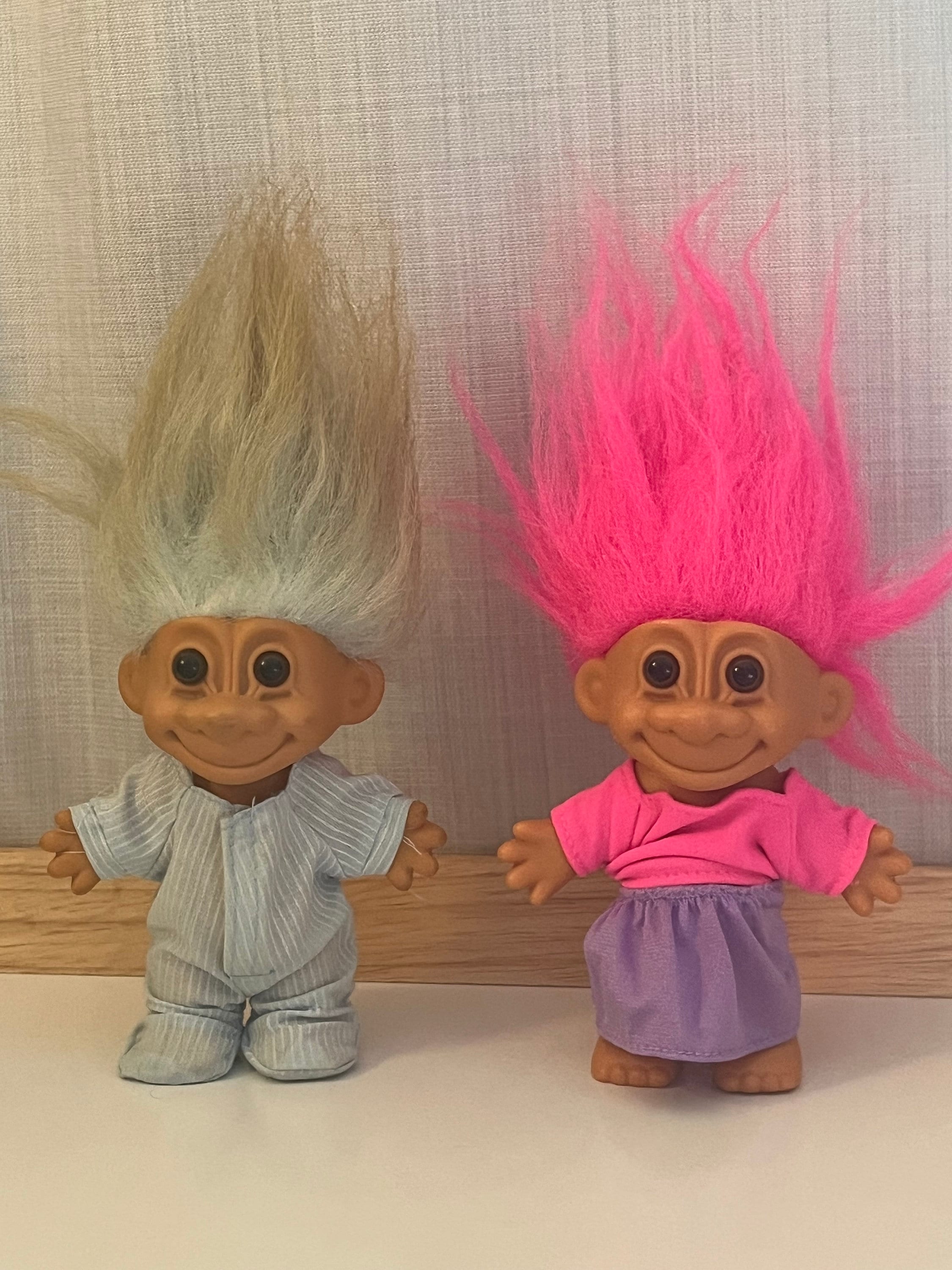 Vintage Collection of Russ Trolls Collectible Two to Choose From Pajama ...