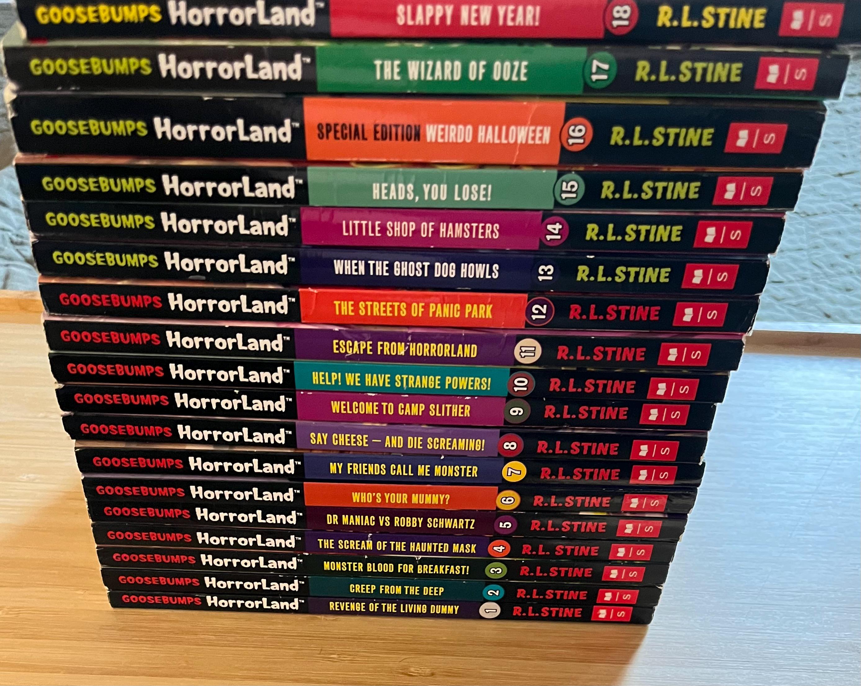 Goosebumps Horrorland Series Books by R.L. Stein 1-18 Including Special ...
