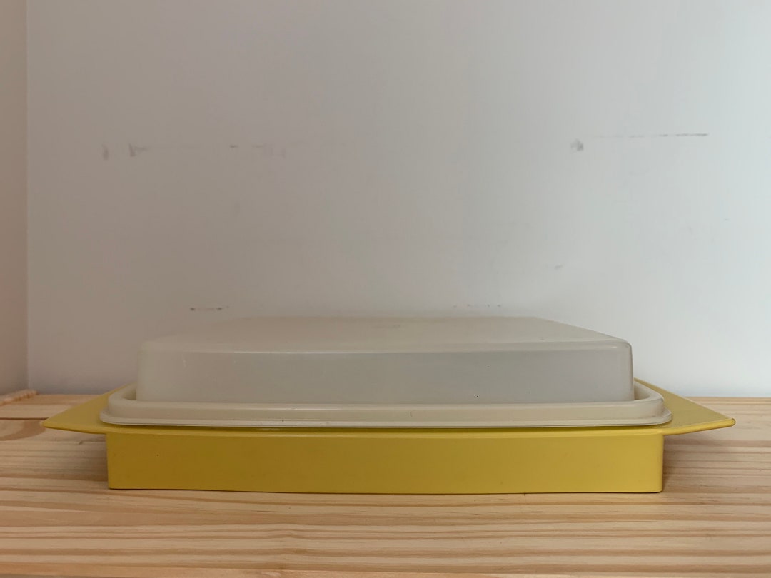 Vintage Tupperware Deviled Egg Case 723-1 Harvest Gold With Lid 722 1 ...