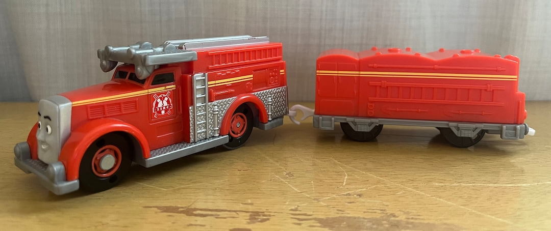 Thomas the Train Engine Fiery Flynn Fire Train Cars - Etsy