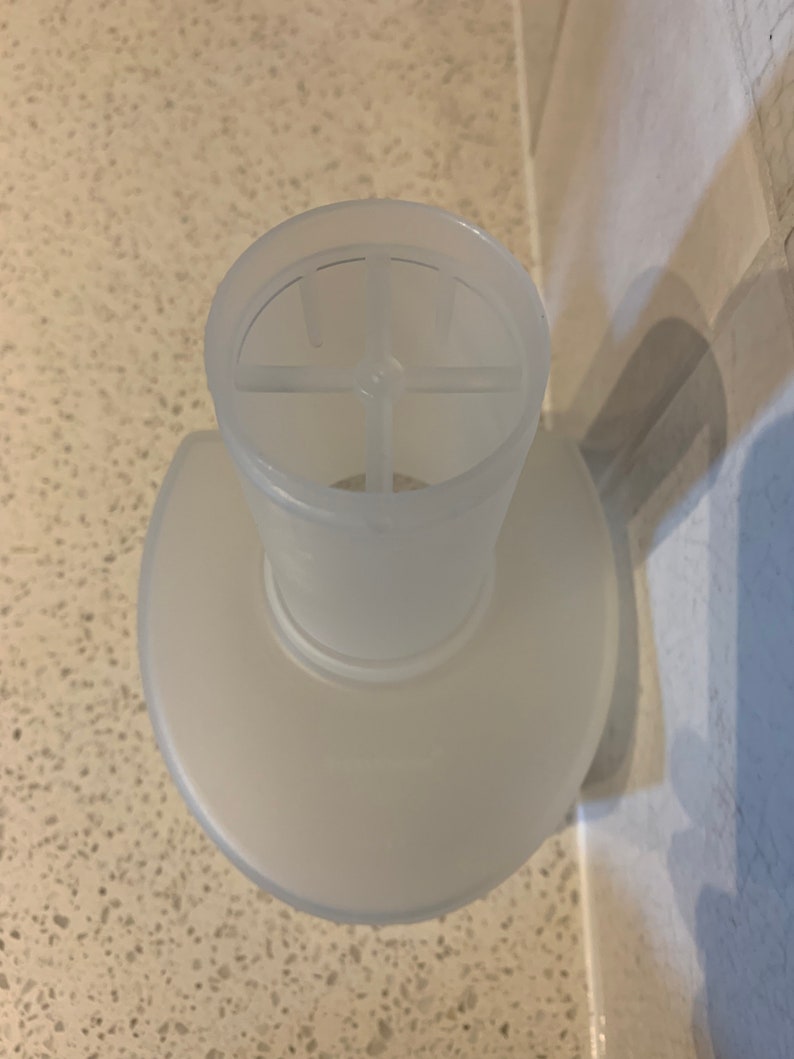 Clear Blue Tupperware Impressions 1 Gallon Pitcher Water Filtration Jug ...