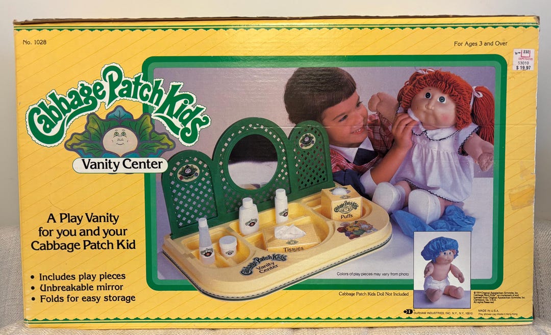 Vintage 1984 Cabbage Patch Kids Vanity Center (doll Not Included) - Etsy