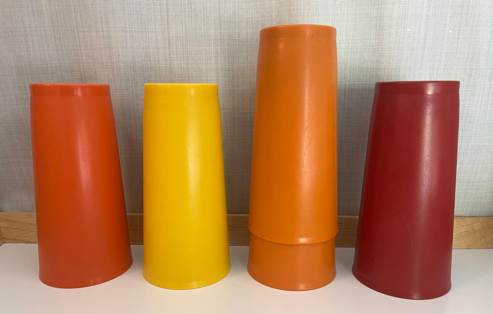 Vintage Tupperware Tumblers 16 Fl Oz 1348 Stackable Drinking Glasses ...