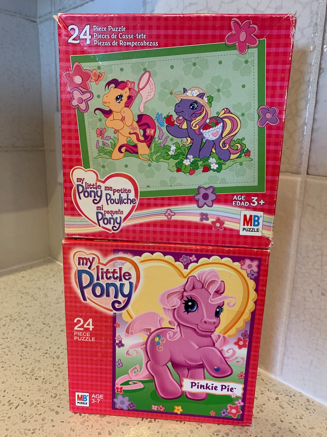 Set of 2 My Little Pony G3 Jigsaw Puzzles 24 Piece Vintage Pinkie Pie ...