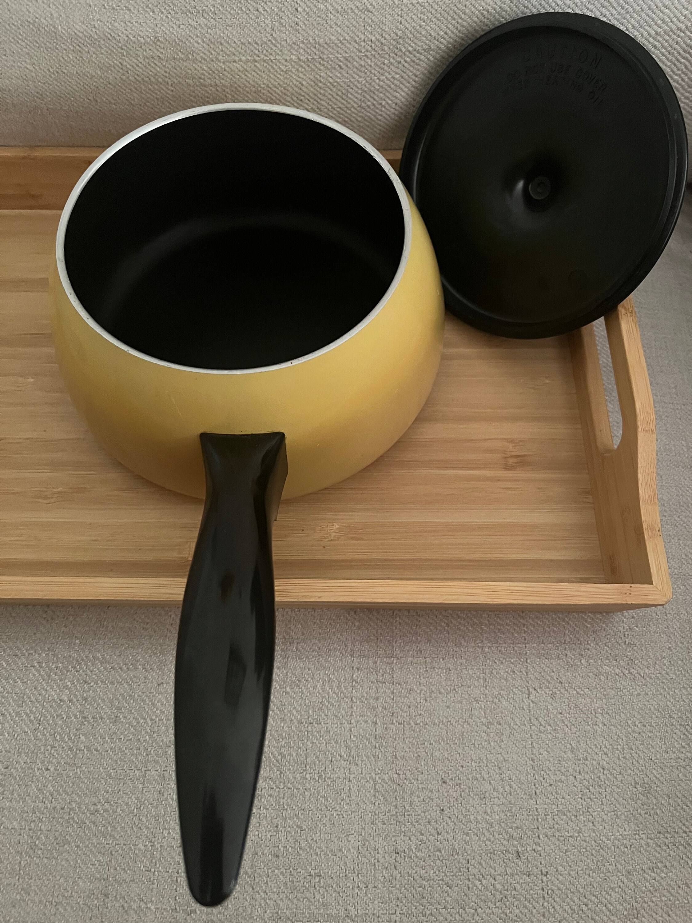 Vintage Harvest Gold Cooking Pot Sauce Pot Fondue Pot With - Etsy