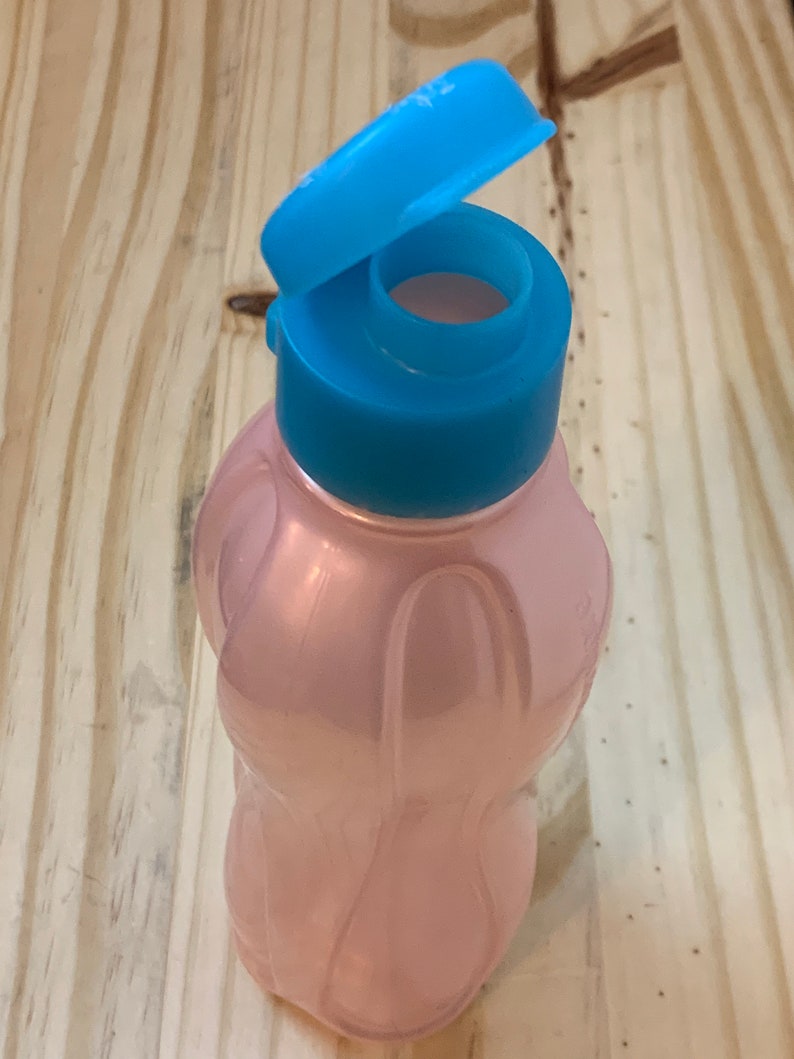 Pink Tupperware Eco Water Bottle 9098E-1 With Blue Lid - Etsy