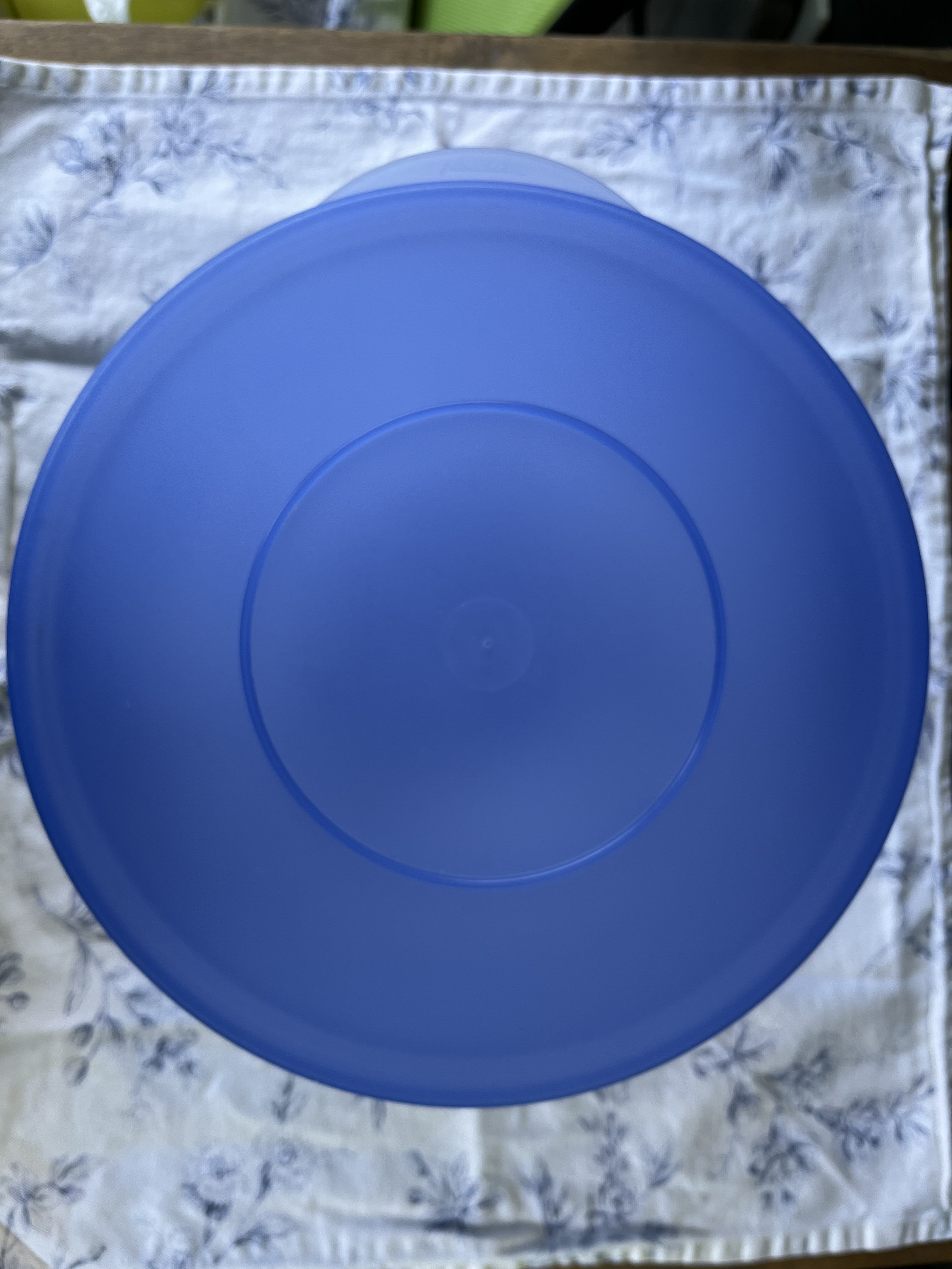 Vintage Blue Tupperware Impressions Series Storage Bowl 3091B - Etsy