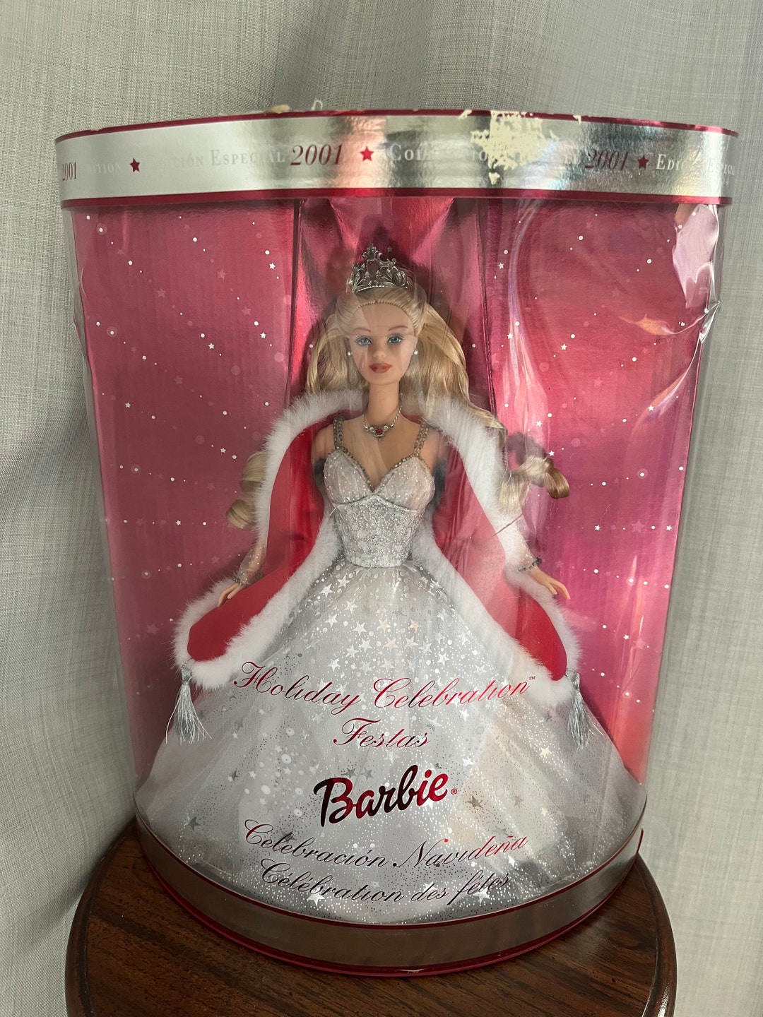 Vintage 2001 Special Edition Holiday Celebration Christmas Barbie Doll ...