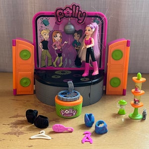 Polly Pocket Vintage Dance & Groove Concert Stage Playset With Doll ...