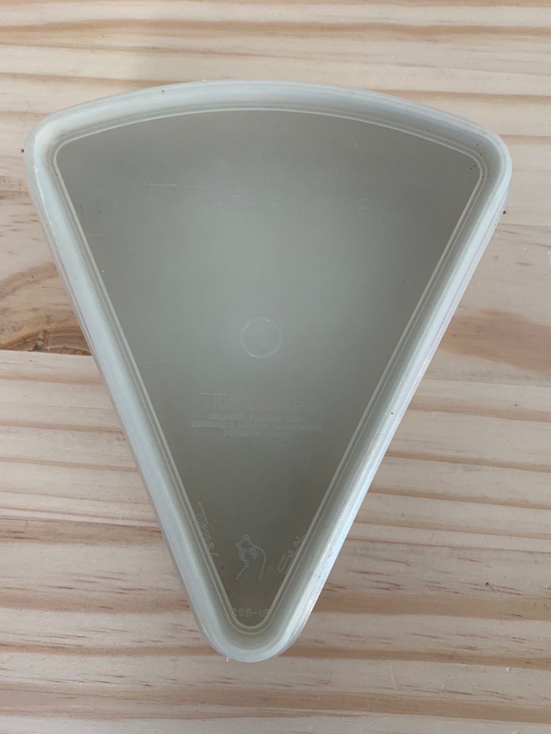 Vintage Almond Tupperware Pie Wedge Stacker Food Storage Container 269 ...