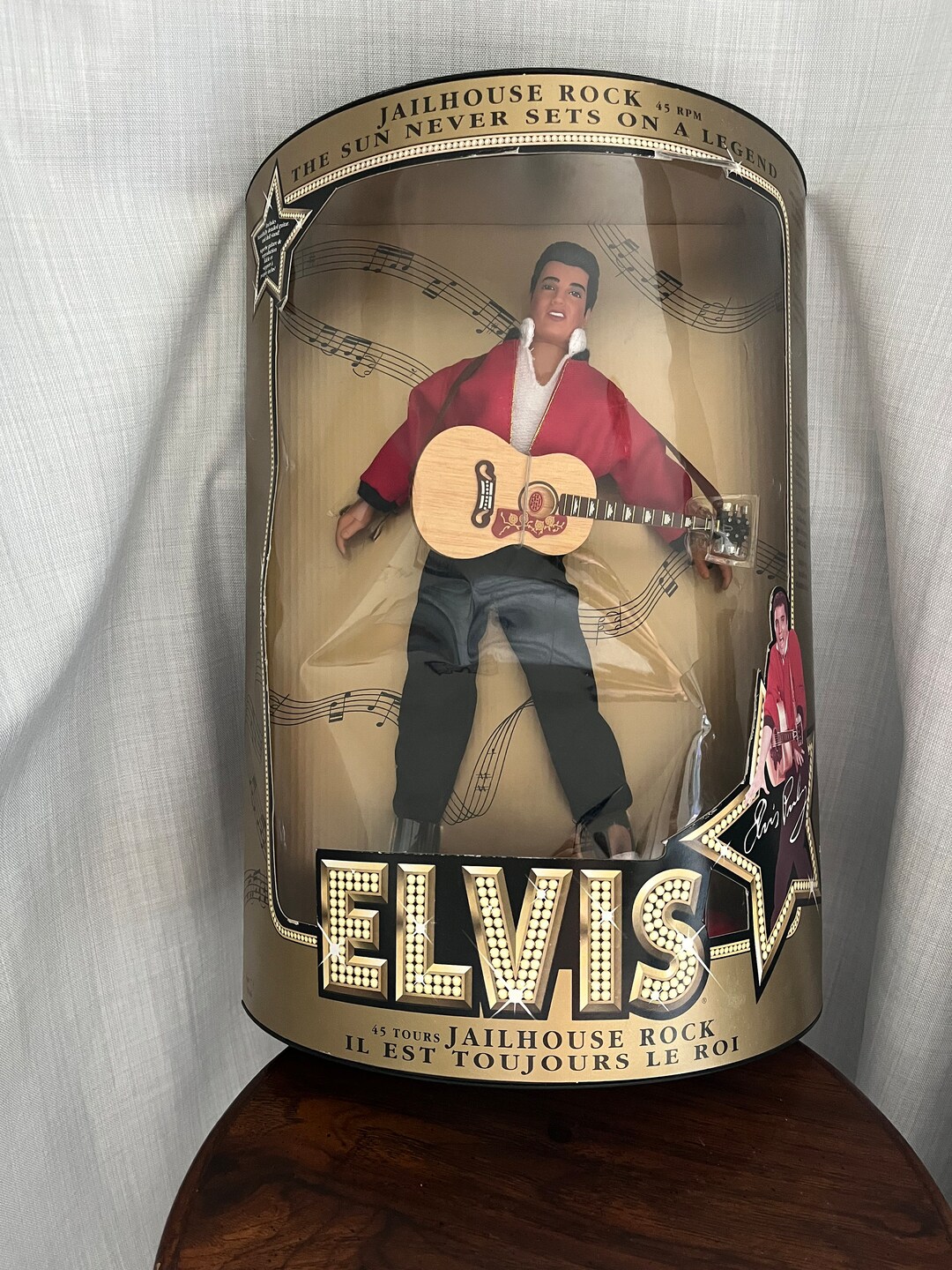 Vintage Jailhouse Rock 45 RPM Elvis Commemorative Collection Doll 1993 ...