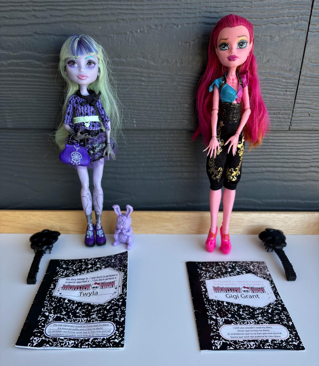 Monster High Dolls Twyla Boogeyman & Gigi Grant 13 Wishes Series - Etsy
