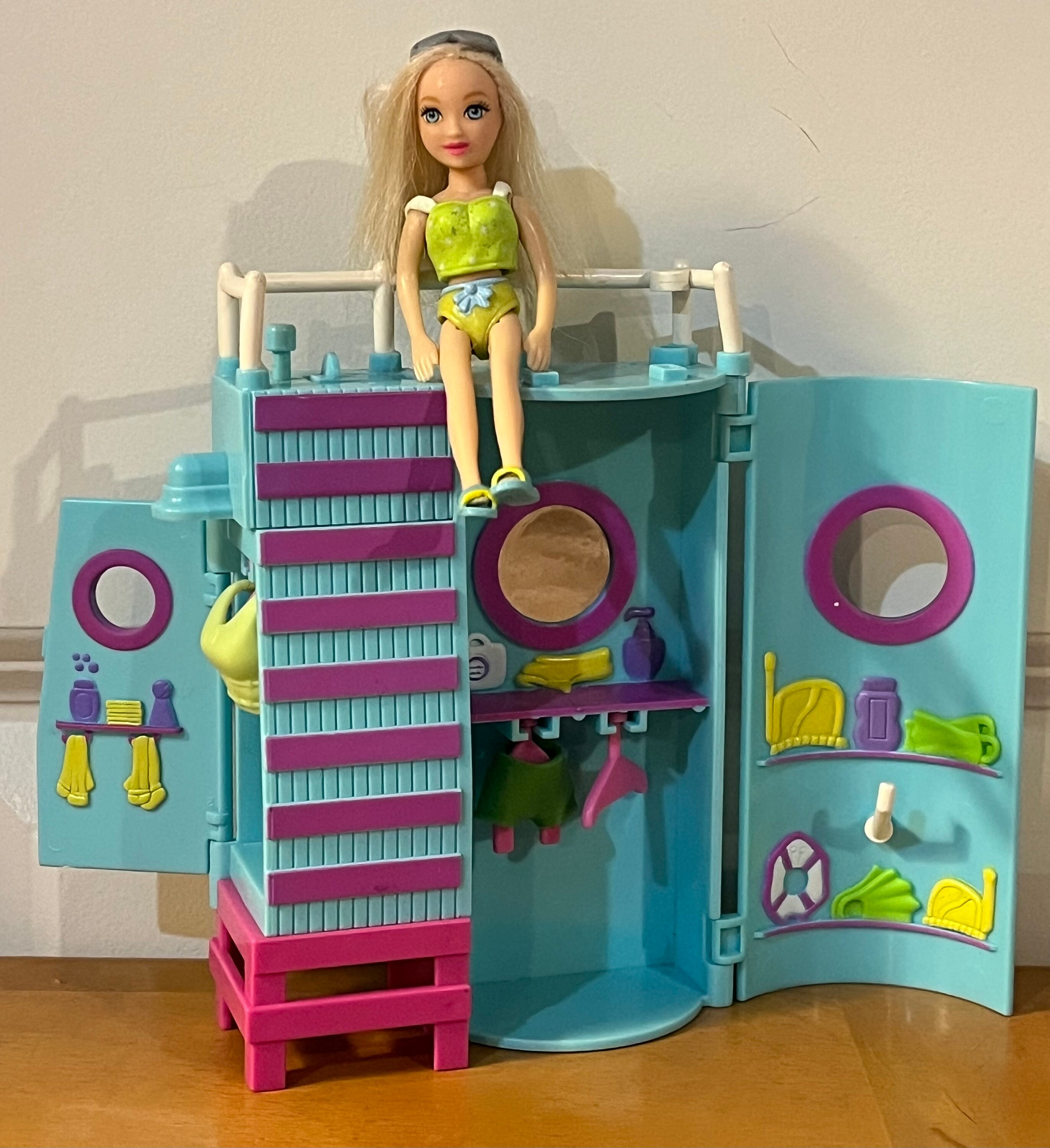 Vintage 2002 Polly Pocket Fashion Lifeguard Tower With 1 Polly Doll ...