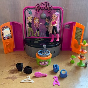 Polly Pocket Vintage Dance & Groove Concert Stage Playset With Doll ...