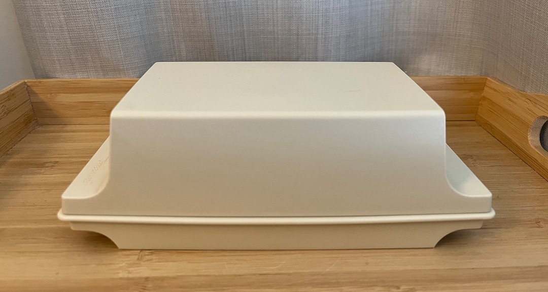 Vintage Tupperware Butter Keeper With Lid 1512/1511 Almond Coloured ...