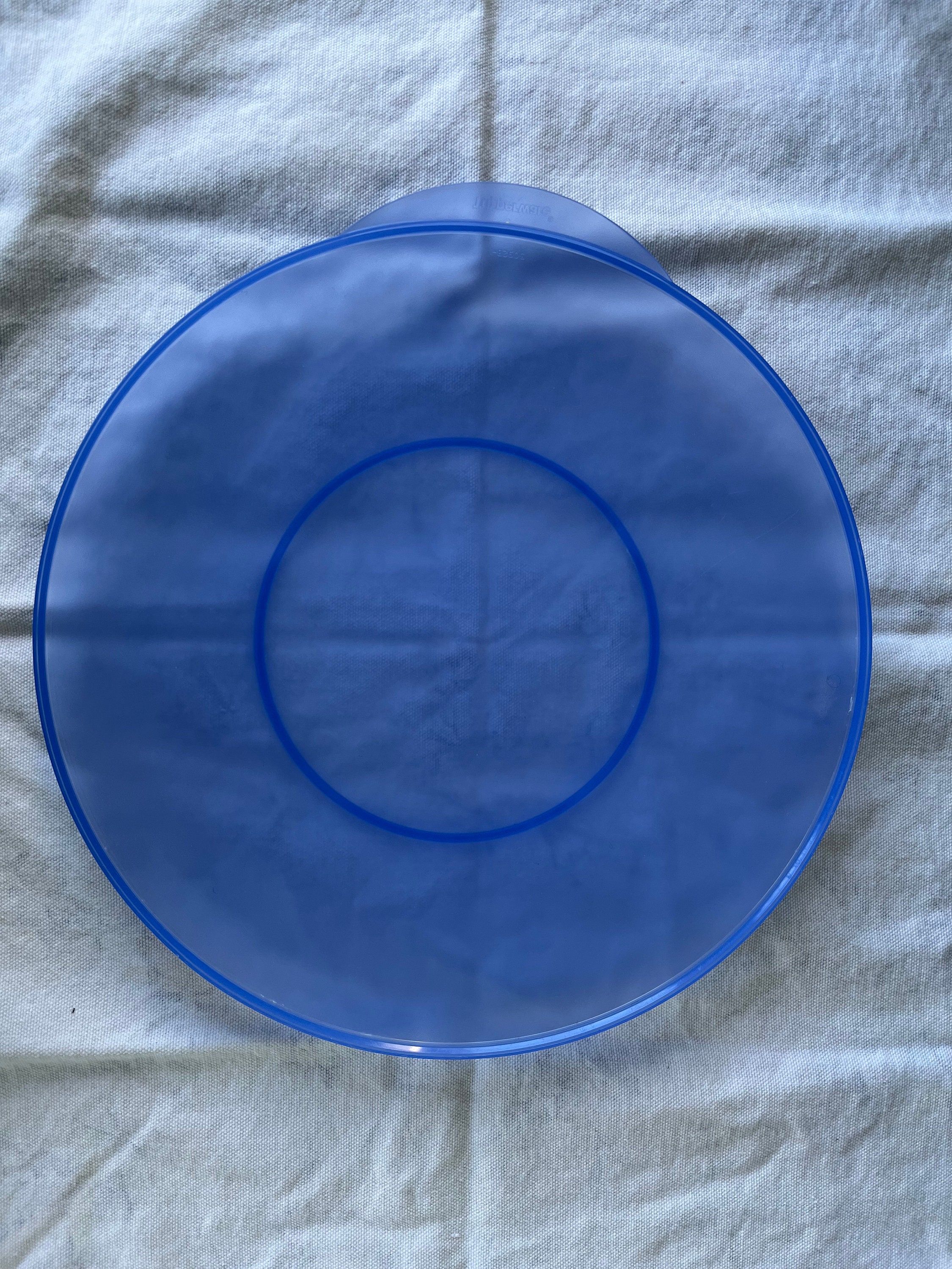 Vintage Blue Tupperware Impressions Series Storage Bowl 3091B - Etsy