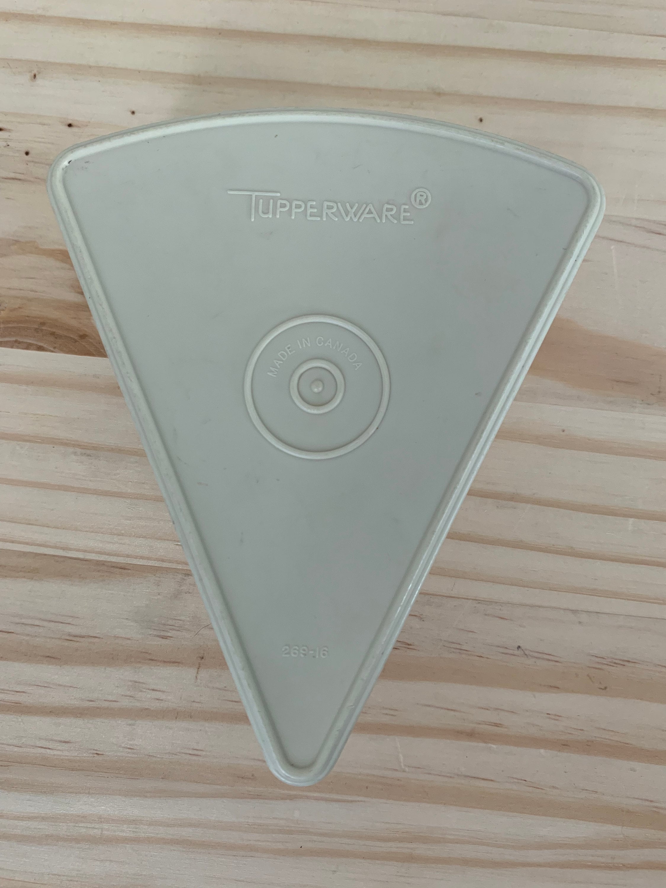 Vintage Almond Tupperware Pie Wedge Stacker Food Storage - Etsy