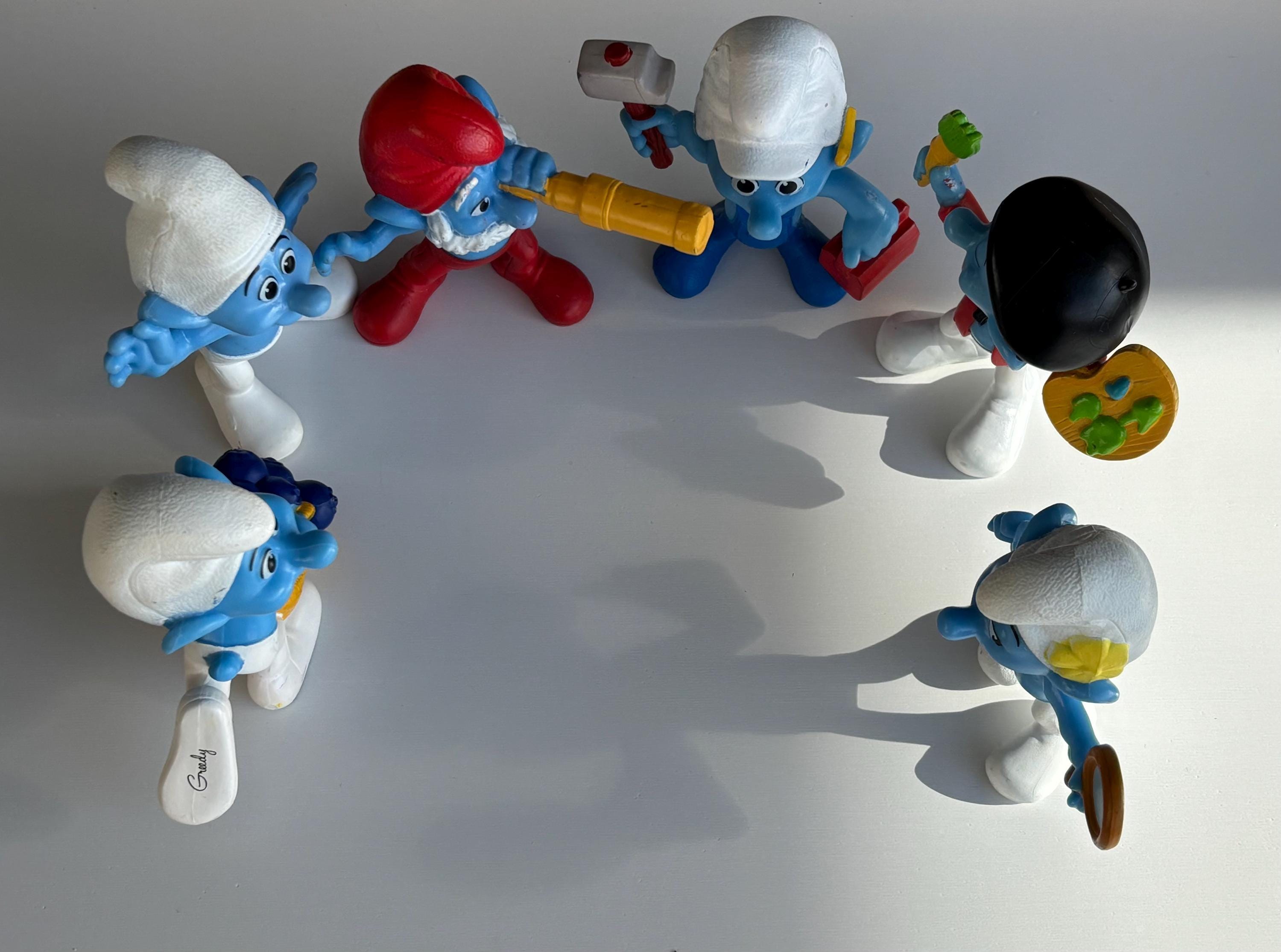 Smurfs Characters 3” Tall Peyo Mcdonalds Toys - Etsy