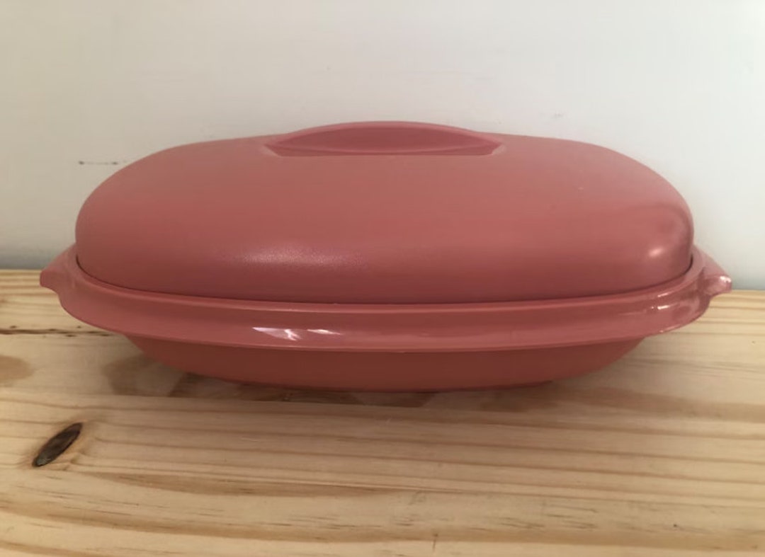 Vintage 6 Cup 1.4L Pink Oval Tupperware Steamer With Pink Lid & Pink ...