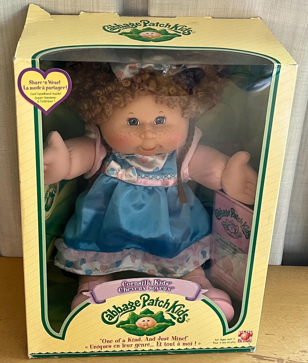 Rare Vintage 2004 Cabbage Patch Super Freckled Cornsilk Kids Doll Jaida Sandi CPK Girl Doll From ...