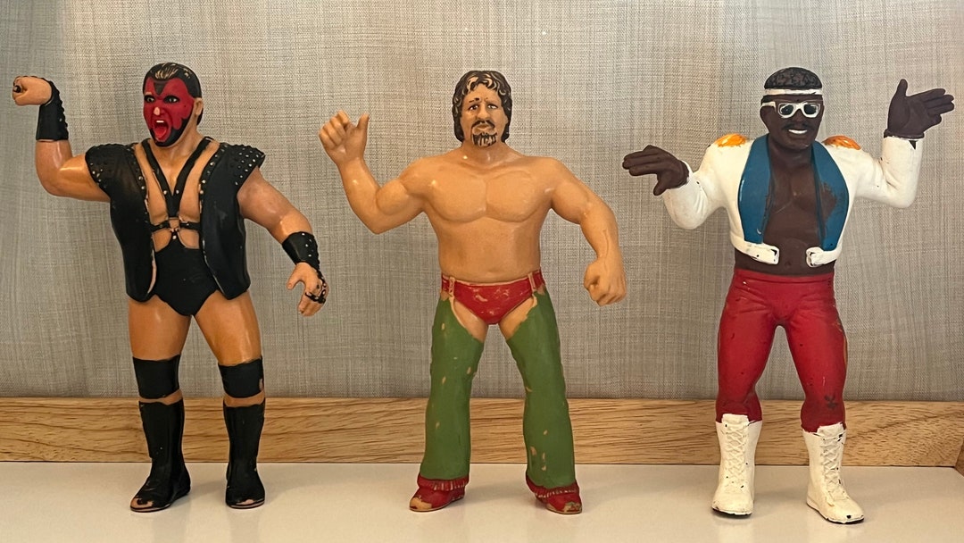 Vintage 1980s WWF Wrestling Figures LJN Titan Sports Choose Between Demolition Ax, Terry Funk or ...