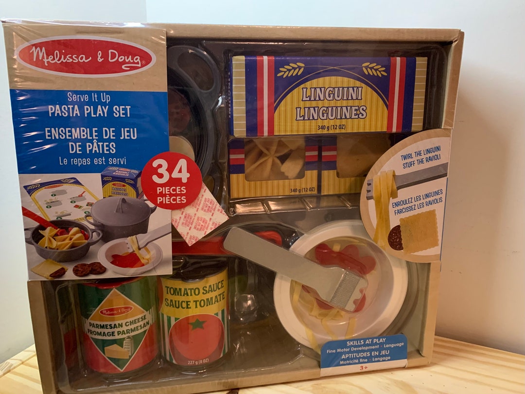 Melissa and Doug Serve It up Pasta Play Set 34 Pieces Ages 3+ New in ...