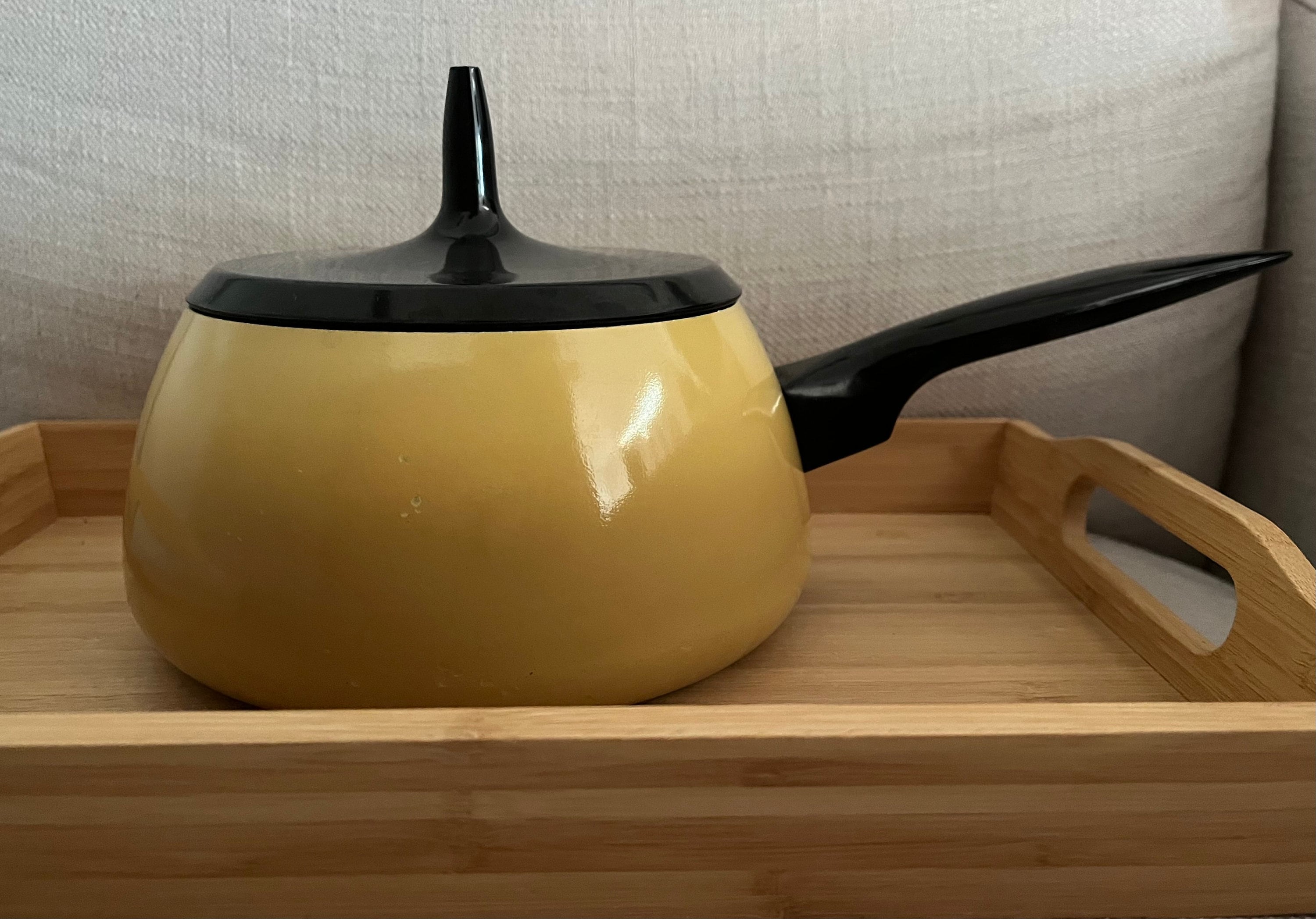 Vintage Harvest Gold Cooking Pot Sauce Pot Fondue Pot With - Etsy